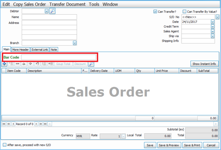 AutoCount Tips: Bar code Input - Ideal Count Solution