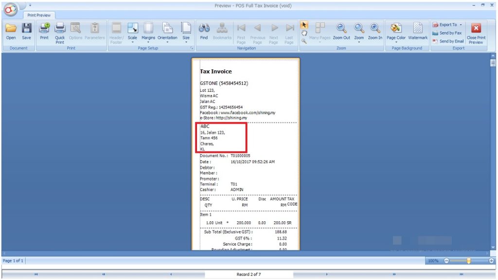 POS Tips: How to print Full Tax Invoice in AutoCount POS - Ideal Count ...