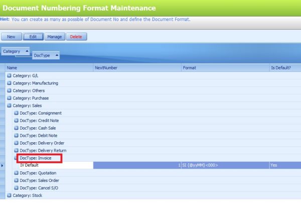 Autocount Tips How To Create New Document Running Format Ideal Count Solution